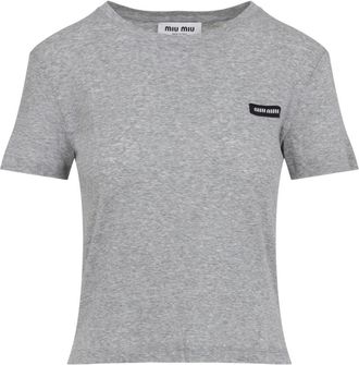 Miu Miu Damen, Oberteile, Grau, MGr&ouml;&szlig;e