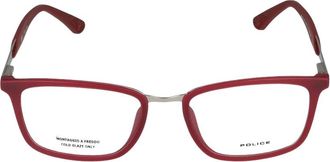 Police unisex, Accessoires, Rouge, Taille: 49 MM Vk063 Eyeglasses