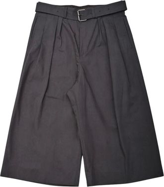Dries Van Noten Homme, Pantalons, Gris, Taille: S Cropped Pantalons