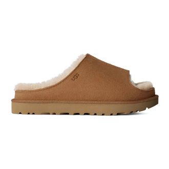 UGG Ugg, Femme, Chaussures, Brun, Taille: 38 EU Greenport Slide