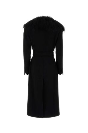 Blumarine Collo Coat - Black