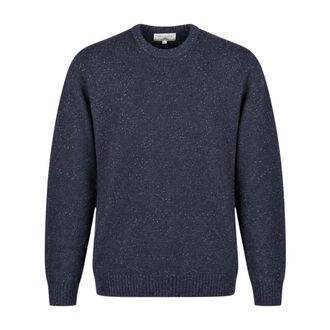 MC2 Saint Barth Regent Donegal Rundhals-Strickpullover - - Knitwear - Herren - Blau - 2XL