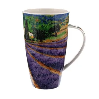 Dunoon Henley Grand mug Motif champ de lavande