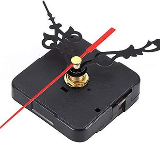 RAGUSO Professionnel Muet Mains Horloge Murale Noir Bricolage M&eacute;canisme Quartz Horloge Mouvement Pi&egrave;ces Remplacement R&eacute;paration Outils Set Kit