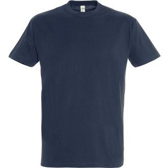 SOLS Sols Imperial - Herren-T-Shirt mit kurzen Ärmeln, Dunkelblau, XXL