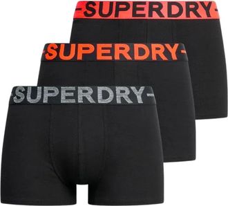 Superdry Homme, Sous-v&ecirc;tements, Noir, Taille: M Marca Boxer 3-Pack