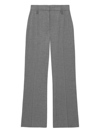 Ganni Ausgestellte High-Waist-Hose - Grau