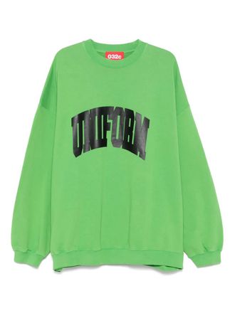 032c sweat Lucky Strike - Vert