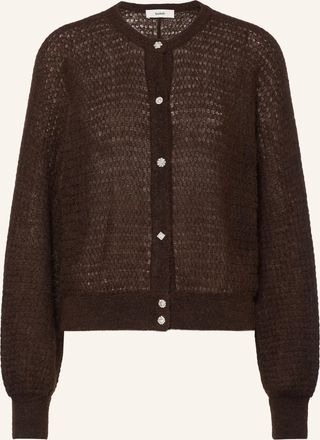 BA&SH Ba&Sh Strickjacke Isolar Mit Alpaka Und Mohair braun