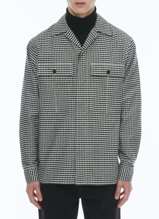 Fursac Chemise droite en coton gratt&eacute; biologique - Taille XL - Homme