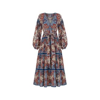 Farm Rio Farm Rio, Femme, Robes, Multicolore, Taille: 38 FR Vestido ML