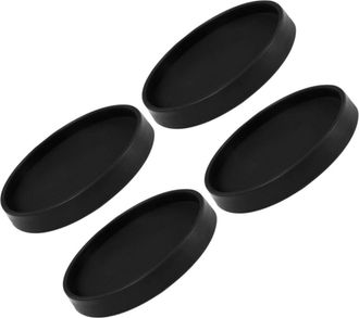 DOITOOL 4 St&uuml;ck M&ouml;beluntersetzer aus Flexiblem Gummi rutschfeste Fu&szlig;schoner f&uuml;r Runde Stuhl Sofabeine bis Ger&auml;uschd&auml;mpfend und Bodenschonend Installieren f&uuml;r 