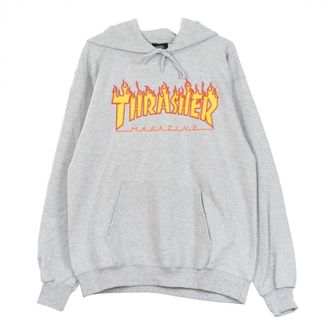 Thrasher Flammenh&ouml;fen - - Sweatshirts & Hoodies - Herren - Grau - L