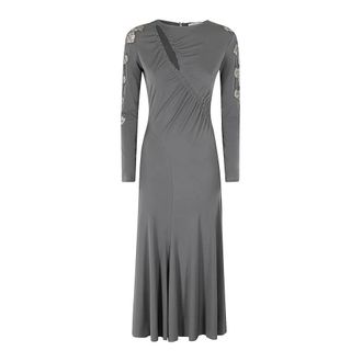 Ermanno Scervino Elegantes Midikleid - - Dresses - Damen - Grau - S
