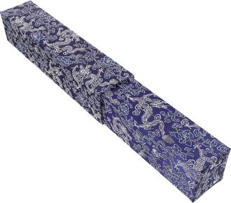 Pretyzoom Aufbewahrungsbox f&uuml;r Kalligrafierollen Robuster Bildrollenhalter aus Verst&auml;rktem Material 35X62cm Brokatmuster Sammlerbox f&uuml;r Schriftrollen und Gem&auml;ld