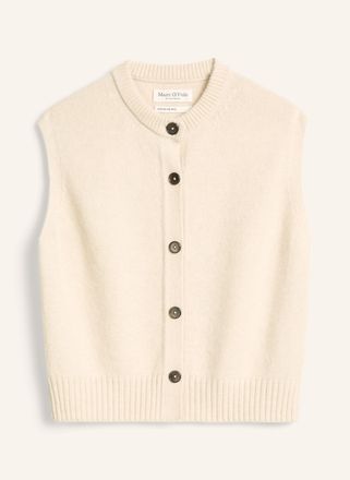 Marc O'Polo Marc Opolo &Auml;rmelloser Cardigan beige