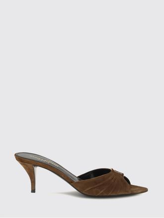 Saint Laurent Sandales &agrave; Talons Femme couleur Marron