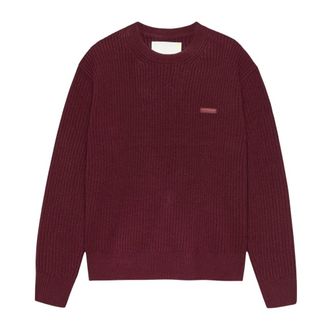 New Amsterdam Surf Association Gestrickter Rundhalsausschnitt - - Knitwear - Herren - Rot - S