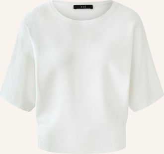 Oui Strickshirt weiss