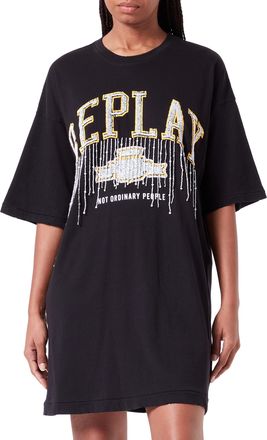 Replay Damen Oversize Shirtkleid