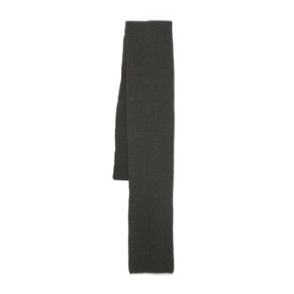 Dries Van Noten Homme, Accessoires, Gris, Taille: ONE Size Ribbed Scarf