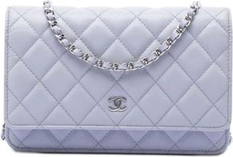 Chanel Sac bandouli&egrave;re Pre-owned - Femme - Pre-owned - Violet - Taille: ONE Size