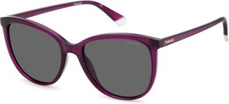 Polaroid Femme, Accessoires, Violet, Taille: 55 MM PLD 4138/S Lunettes de soleil