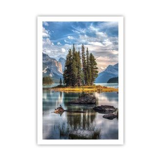 Arttor Poster ohne Rahmen See Landschaft Natur Deko 61x91cm Wandposter Art Prints Wandbilder Dekoration Wohnzimmer Schlafzimmer K&uuml;che Wanddeko Bild Wand Kuns