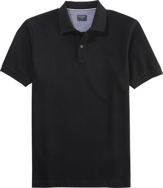 Olymp Herren Polo-Shirt Kurzarm Casual.Wirk,Pikee,984 Casual Circular Knit Regular fit,99 schwarz 68,3XL