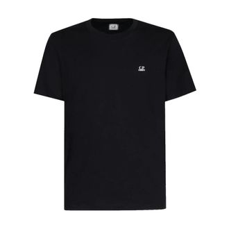 C.P. Company Jersey Goggle T-Shirt mit Grafikprint - - Tops - Herren - Schwarzk - S