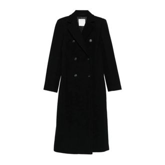 Sportmax Femme, Manteaux, Noir, Taille: 40 FR Comune Coat