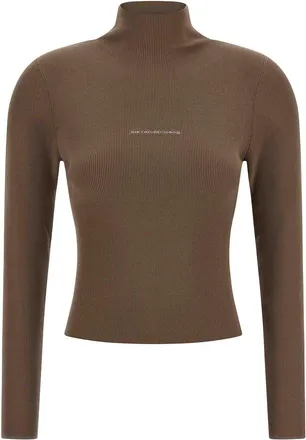 Alexander Wang Rundhalspullover - Beige