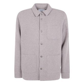 Les Deux Woll-Overshirt - - Shirts - Herren - Beige - L