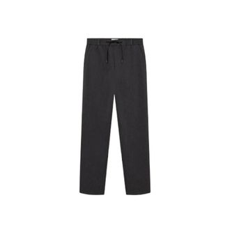 Les Deux Homme, Pantalons, Gris, Taille: W34 Como Tappered Textured Pants