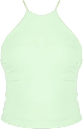 Patrizia Pepe Figurbetontes Crop-Top - - Tops - Damen - Gr&uuml;n - XS