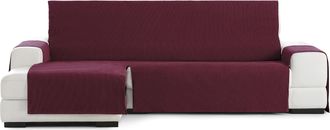 Eysa Practica sofa &uuml;berwurf chaise longue 240cm links frontalsicht Rabat farbe 08- Granat