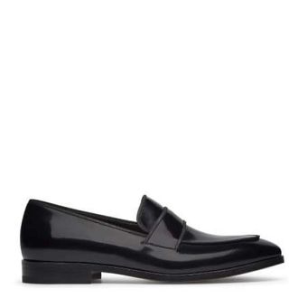 Fabi Formaler schwarzer Leder Loafer Schuh - - Shoes - Herren - Schwarzk - 44 EU