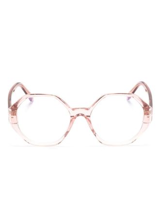 Tom Ford Eyewear lunettes de vue géométriques TF5967B - Rose