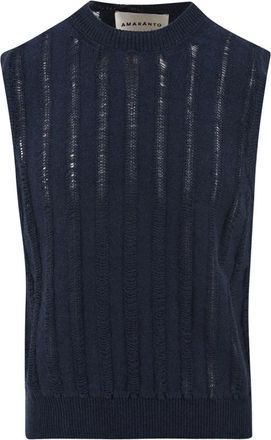 Amaranto Amar&aacute;nto, Homme, Pulls, Bleu, Taille: XL Pull sans manches