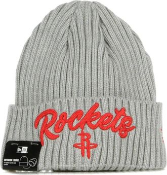 New Era Houston Rockets NBA Entwurf Beanie - - Accessories - Herren - Grau - ONE SIZE