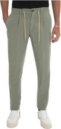 Berwick 1707 Homme, Pantalons, Vert, Taille: L Spiaggia 1P Pantalon