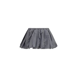 Miu Miu Womens Gray Polyester Mini Skirt