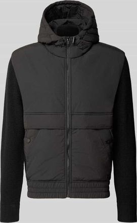 Boss Orange by Hugo Boss Strickjacke mit gestepptem Frontpanel Modell Kobrydo