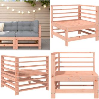 vidaXL Garten-Ecksofa Massivholz Douglasie - Gartensofa - Eckbank - Lounge M&ouml;bel - Gartenm&ouml;beln - Douglasie - Home & Living