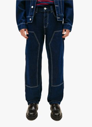 Tommy Hilfiger Jean large en coton m&eacute;lang&eacute;