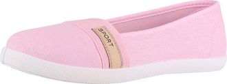 Elara Damen Ballerina Flache Bequeme Slipper Chunkyrayan BD1412 Rosa-40