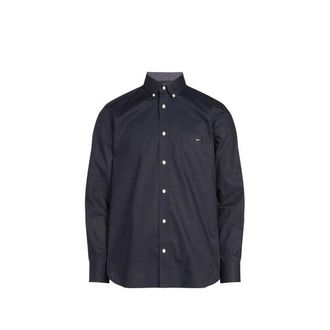 Eden Park Chemise col am&eacute;ricain &agrave; manches longues en coton