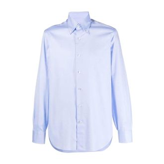 Barba Homme, Chemises, Bleu, Taille: 4XL Chemise habill&eacute;e en coton boutonn&eacute;e