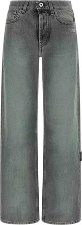 Off-white Jean Droit - Gris