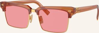 Miu Miu Sonnenbrille Mu 10zs braun